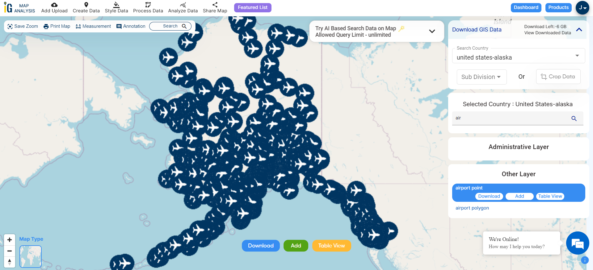 Download United States Alaska Shapefiles