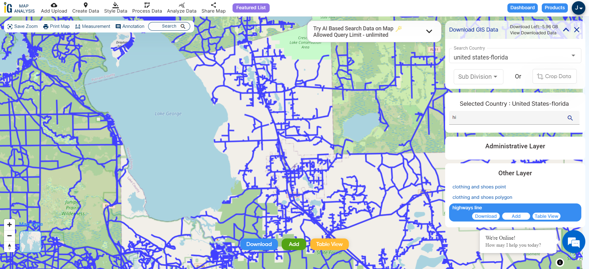 Florida GIS Data - shapefile, administrative boundary, polygon, county ...