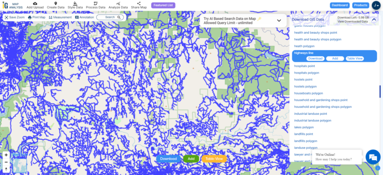 California GIS data - shapefile, administrative boundary, county, rail ...