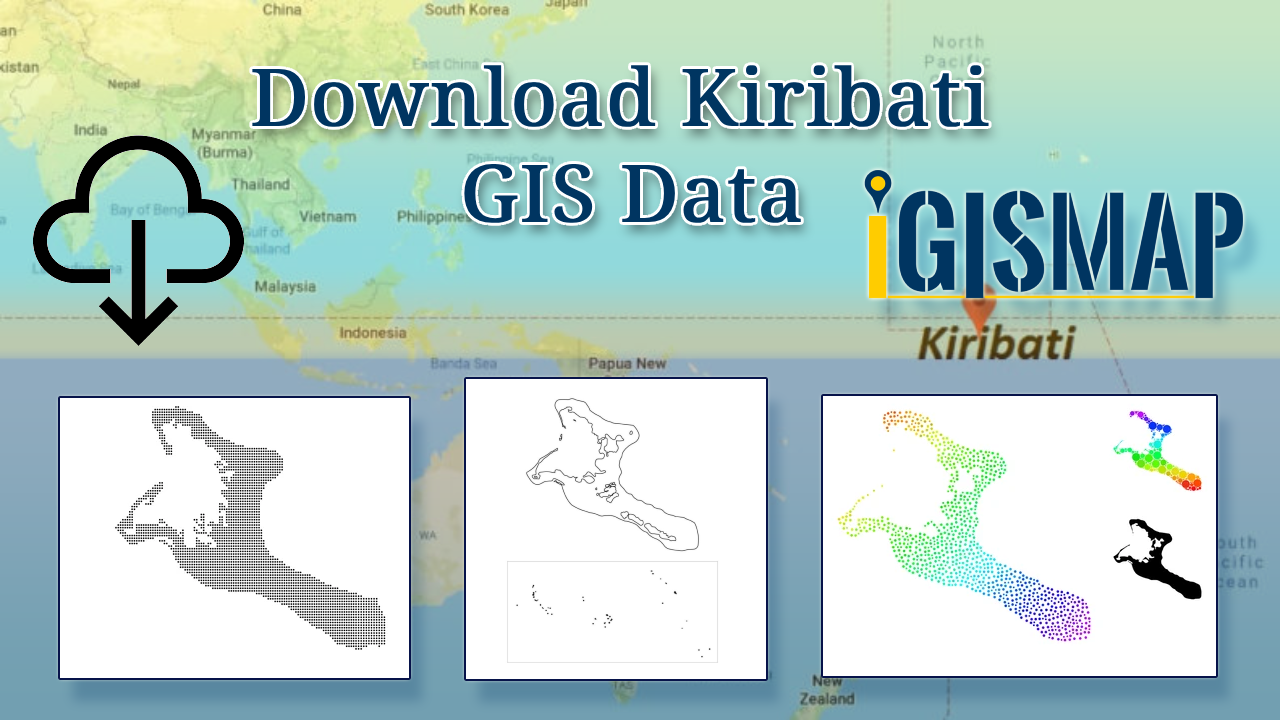 Kiribati Map Location Location Of Kiribati On The World Map Marked