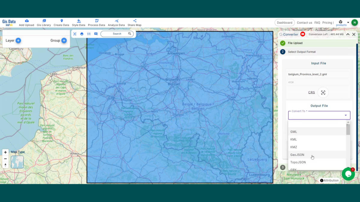 Convert GIS Data Archives