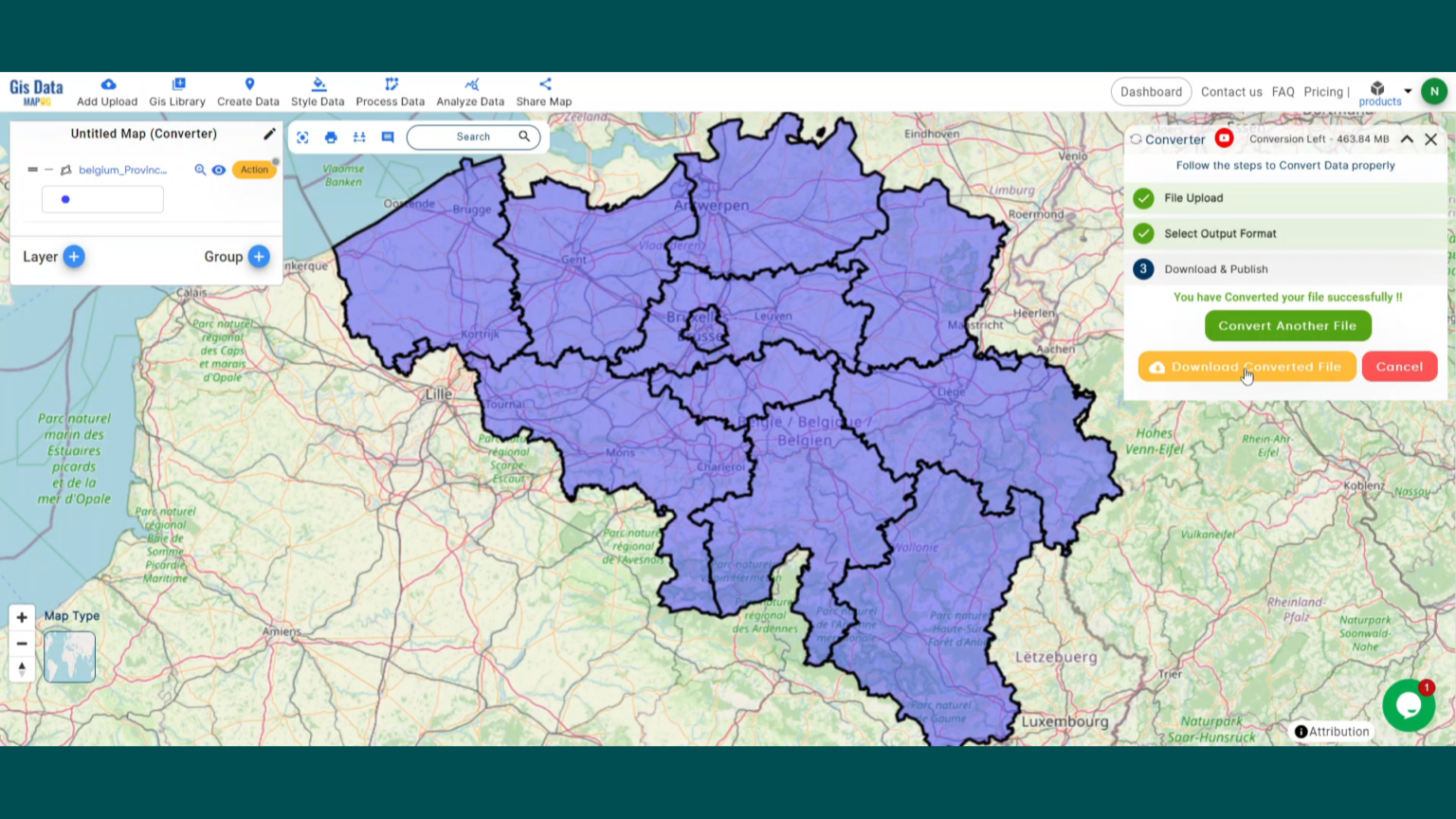 Convert GIS Data Archives