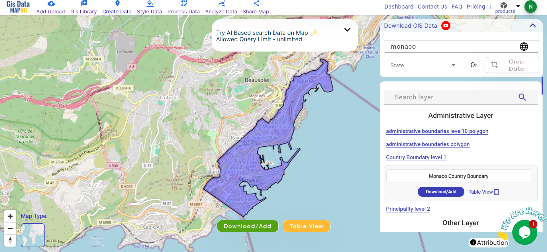 Download Monaco Administrative Boundary GIS Data for – National ...