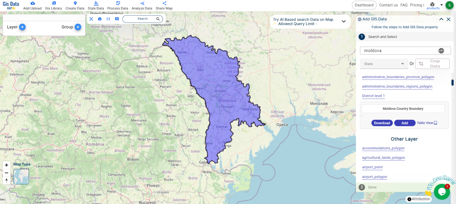 Download Moldova Administrative Boundary GIS Data for – National ...