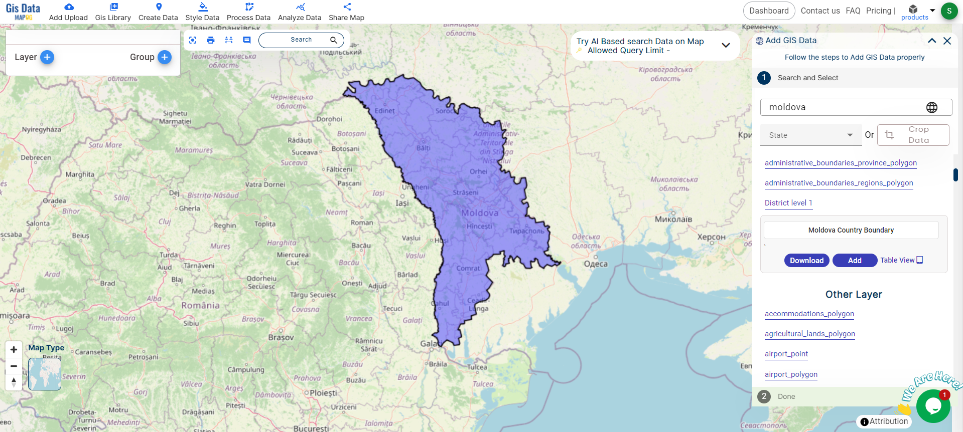 Download Moldova Administrative Boundary GIS Data for – National ...