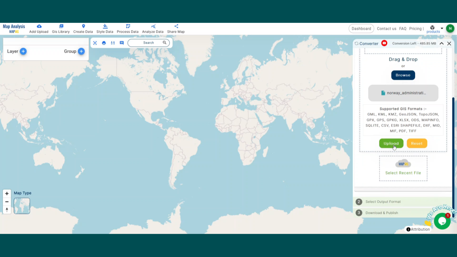 Converting GeoJSON to TopoJSON with MAPOG