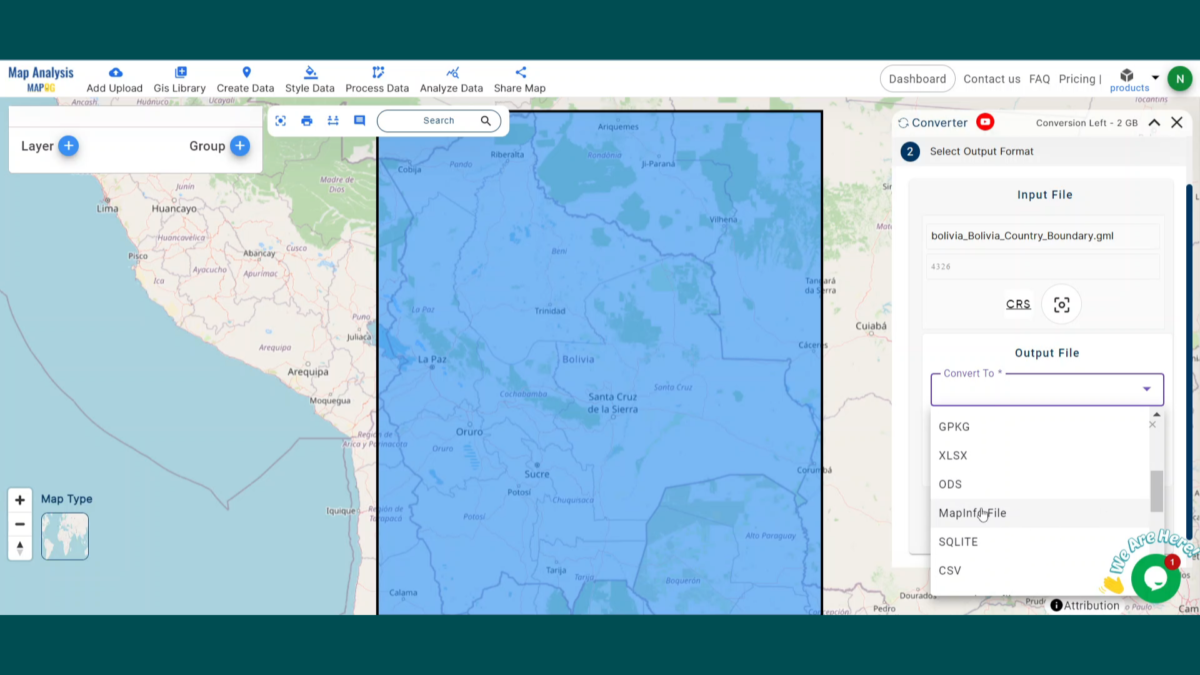 Convert Online GML to MAPINFO : Step by Step Guide