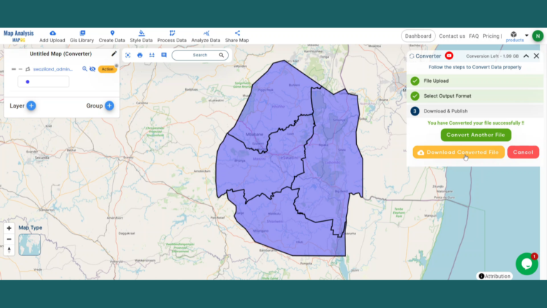 Convert GML to DXF GIS Data Online