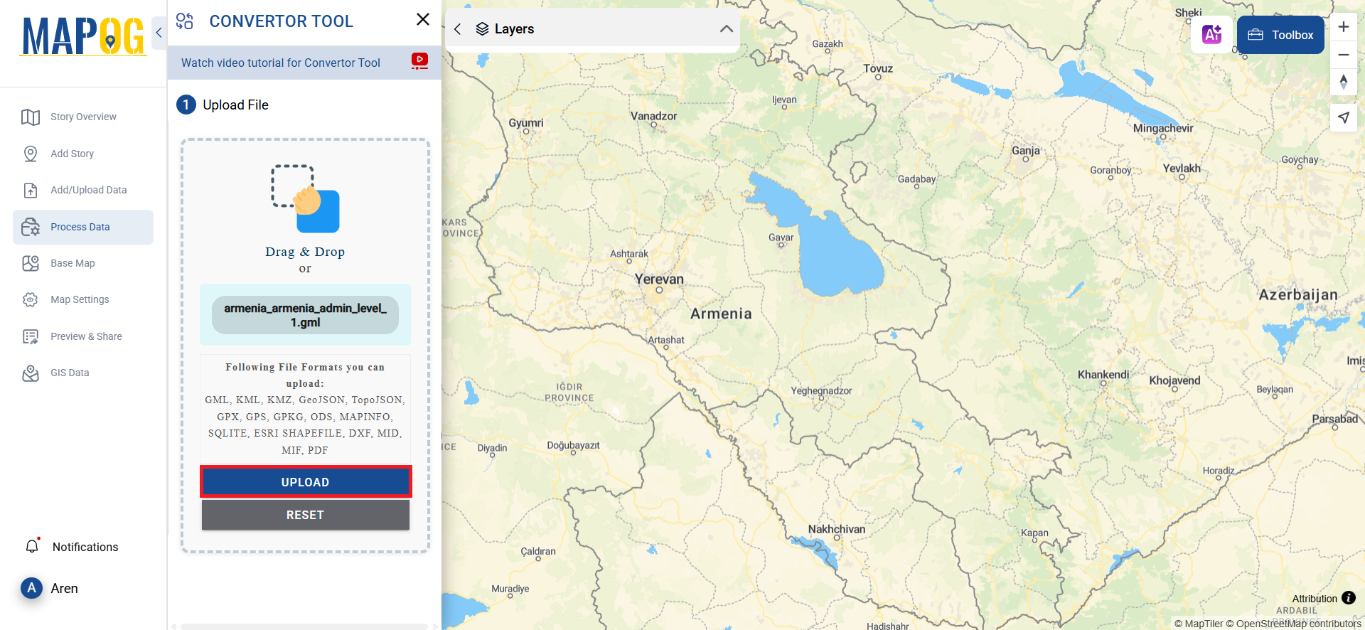 Converting GML to MID | Online GIS Data Converter