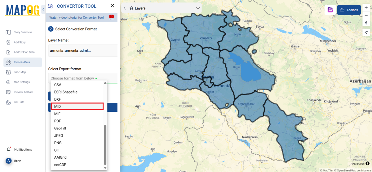 Convert GIS Data Archives