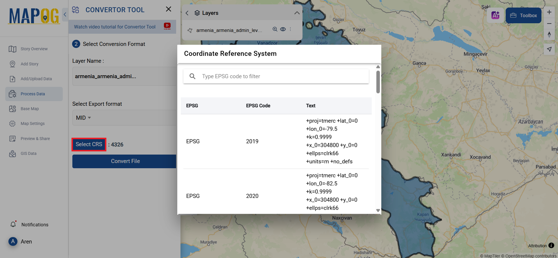 Converting GML to MID | Online GIS Data Converter