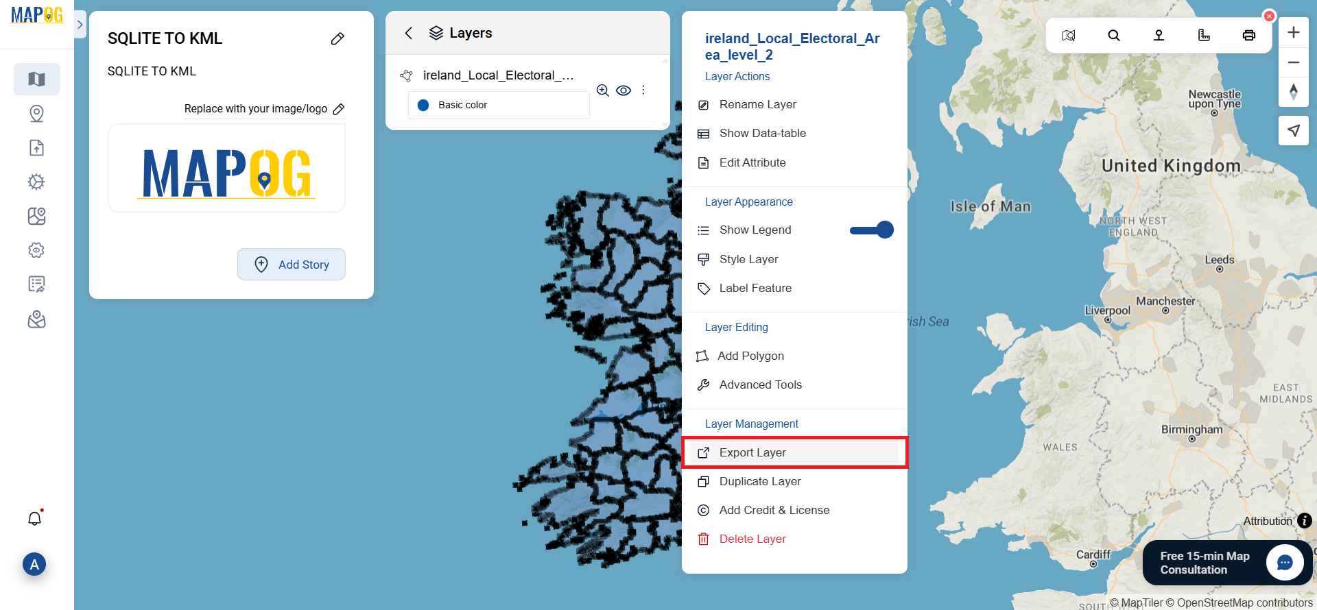 Convert SQLITE to KML : A Complete Guide of online GIS data converter