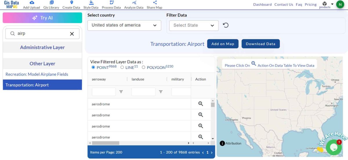 Download Airport data in Shapefile, KML , MIf +15 GIS format - Filter ...
