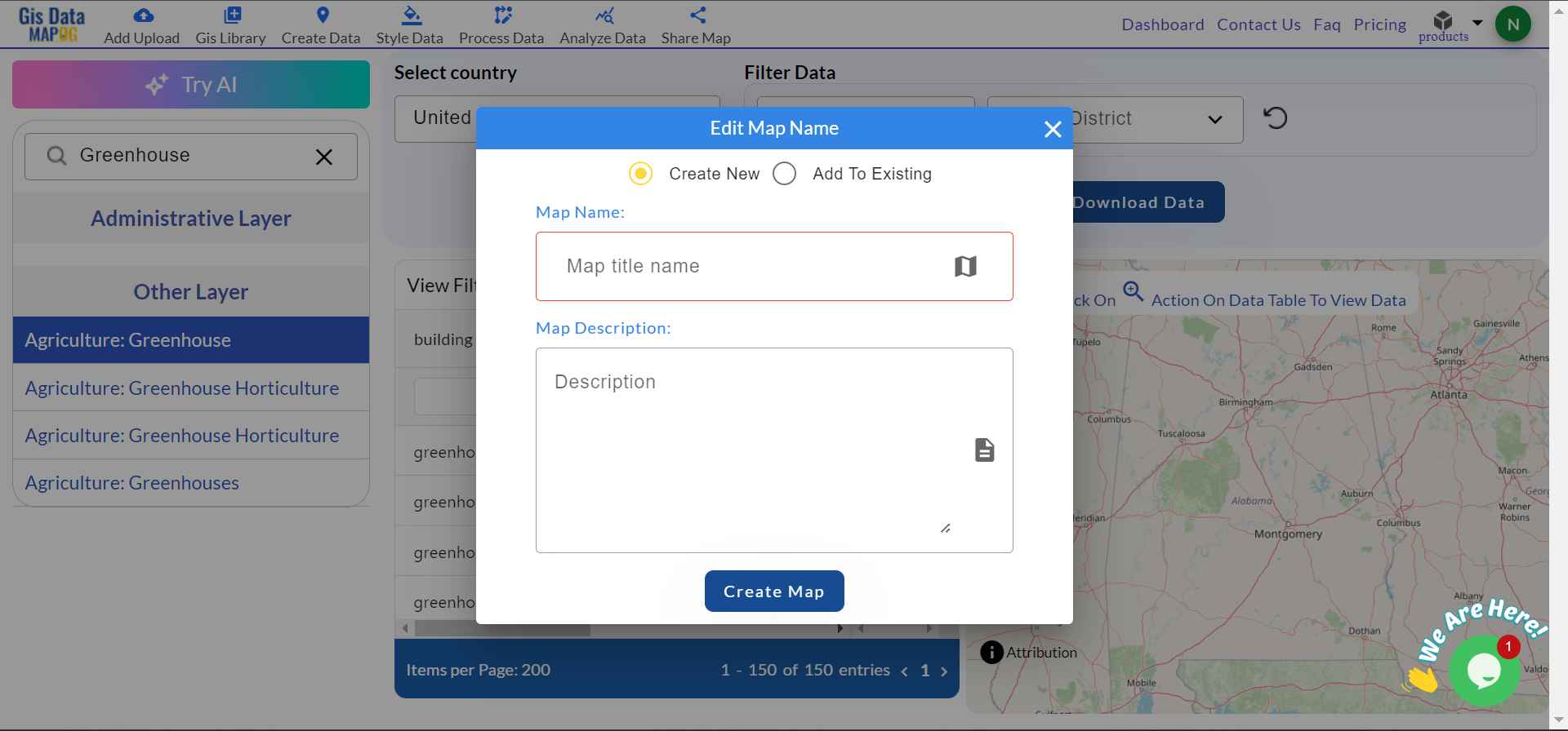 Download Greenhouse Data in Shapefile, KML , KMZ +15 GIS format - Filter and download