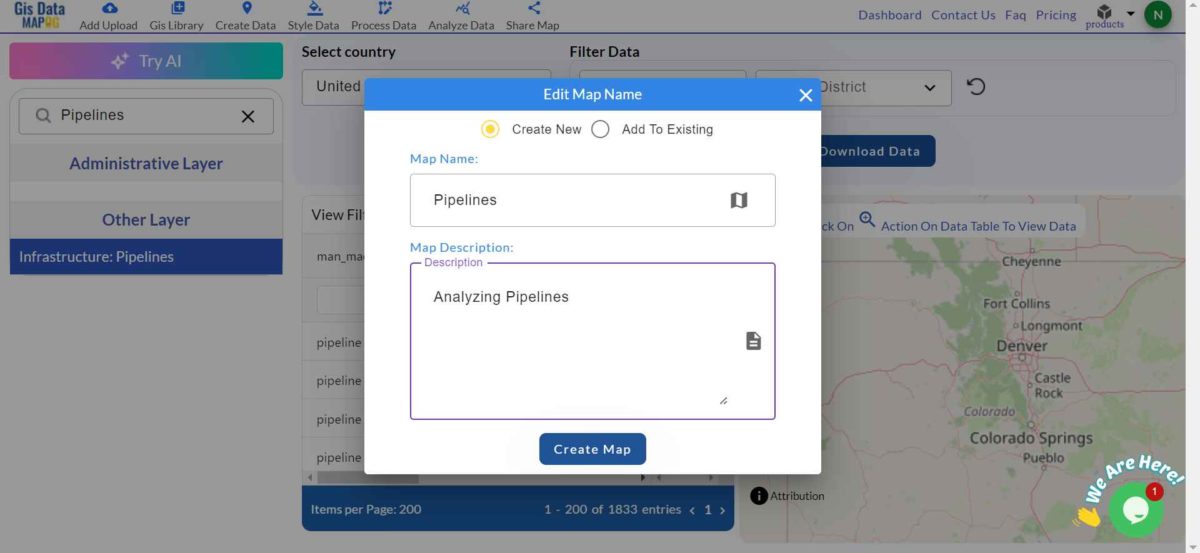Download Pipeline data in Shapefile, KML , Tiff +15 GIS format - Filter ...