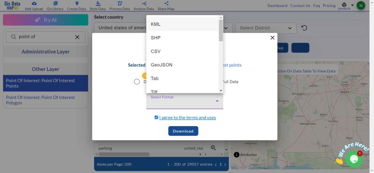 Download Point of Interest in Shapefile, KML , KMZ +15 GIS format ...