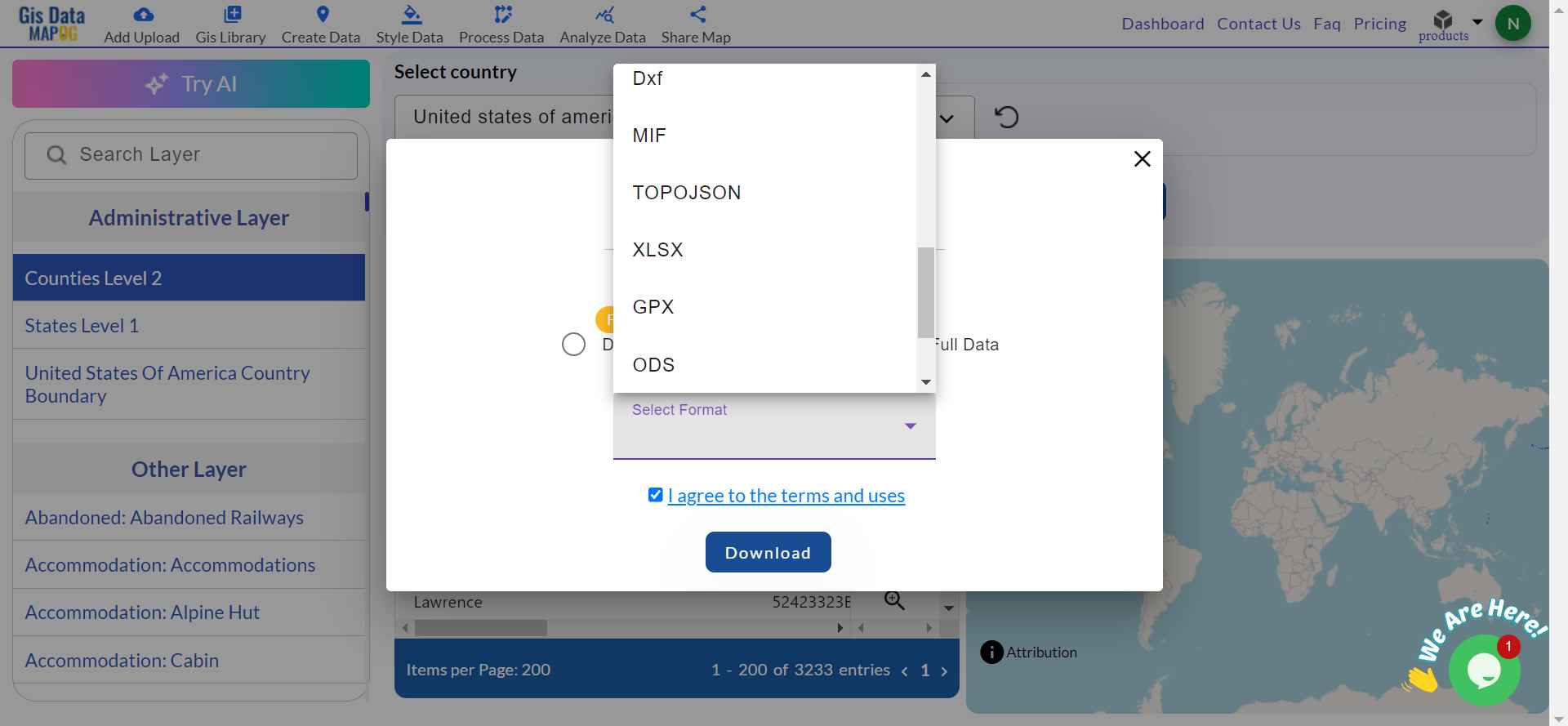 Download Protected Area in Shapefile, KML, GKPG +15 GIS format - Filter and download