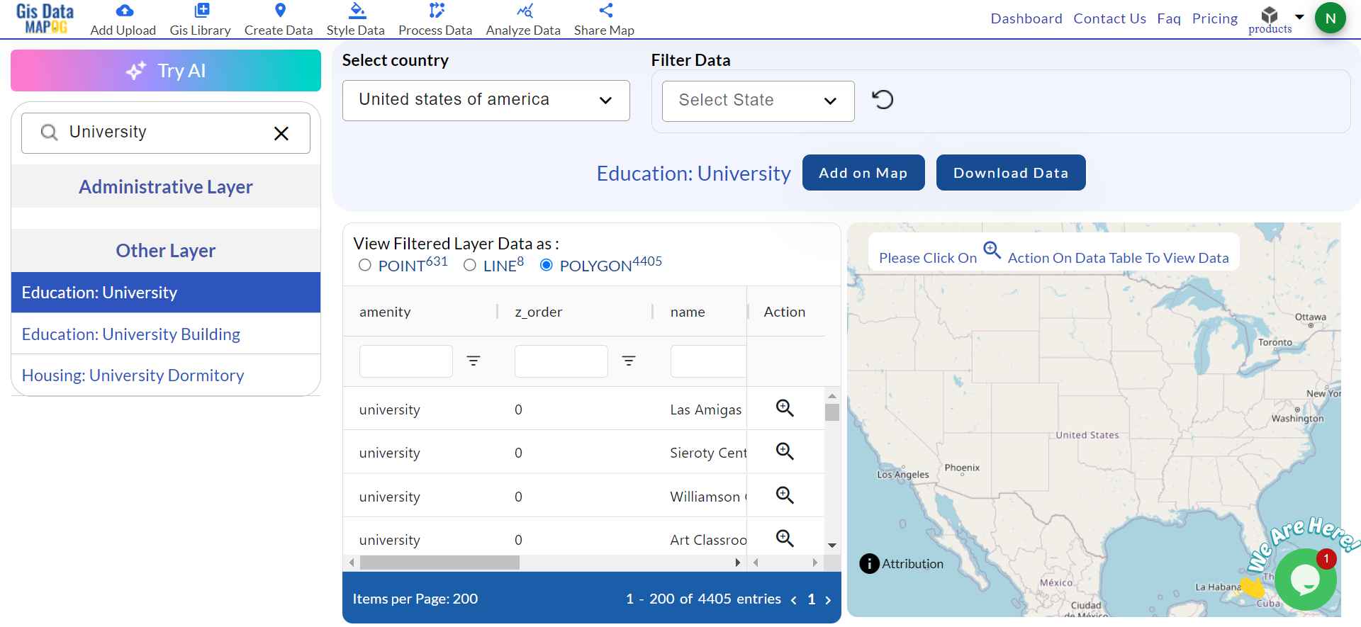 GIS Data Download