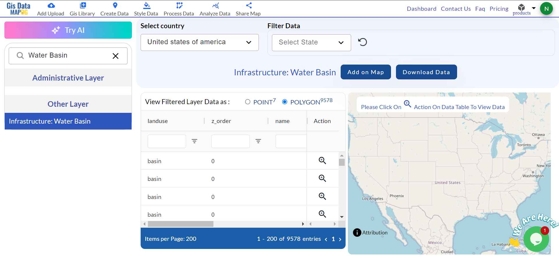 Download Water Basin data in Shapefile, KML , GKPG +15 GIS format ...