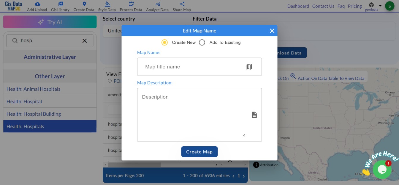 Download Hospital Data in Shapefile, KML, GeoJSON, and More – Filter ...