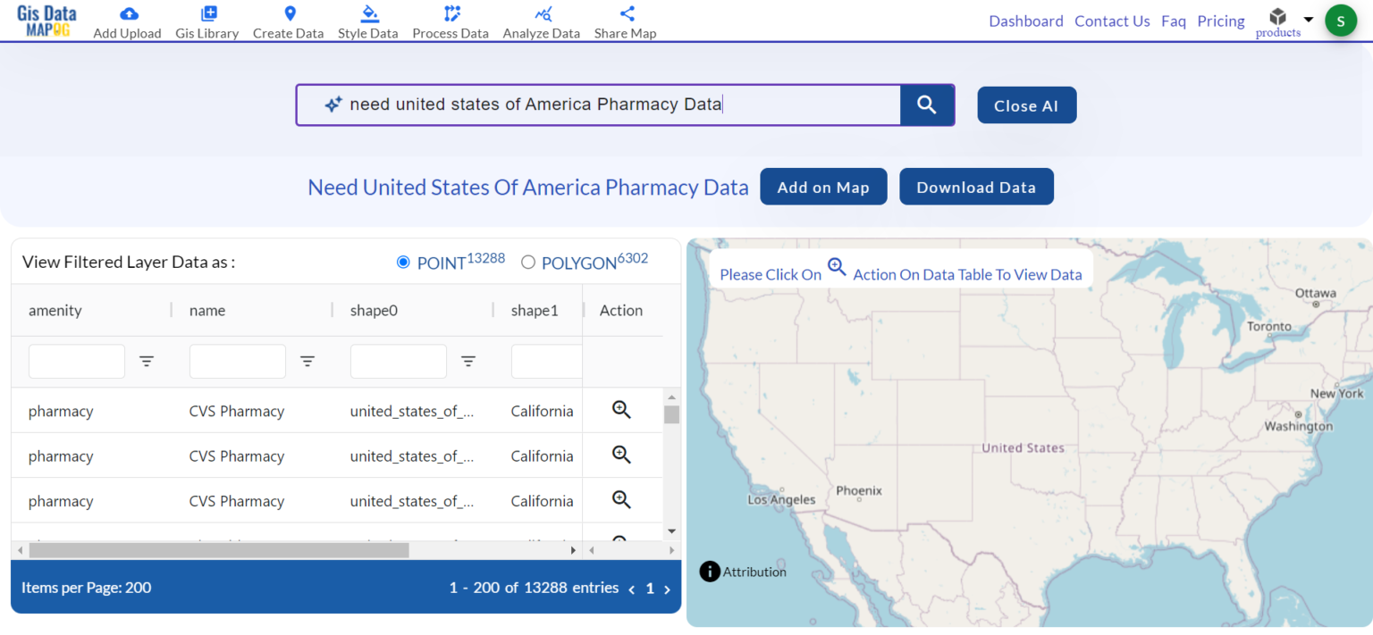Download Pharmacy Data in Shapefile, KML, GeoJSON, and More – Filter ...