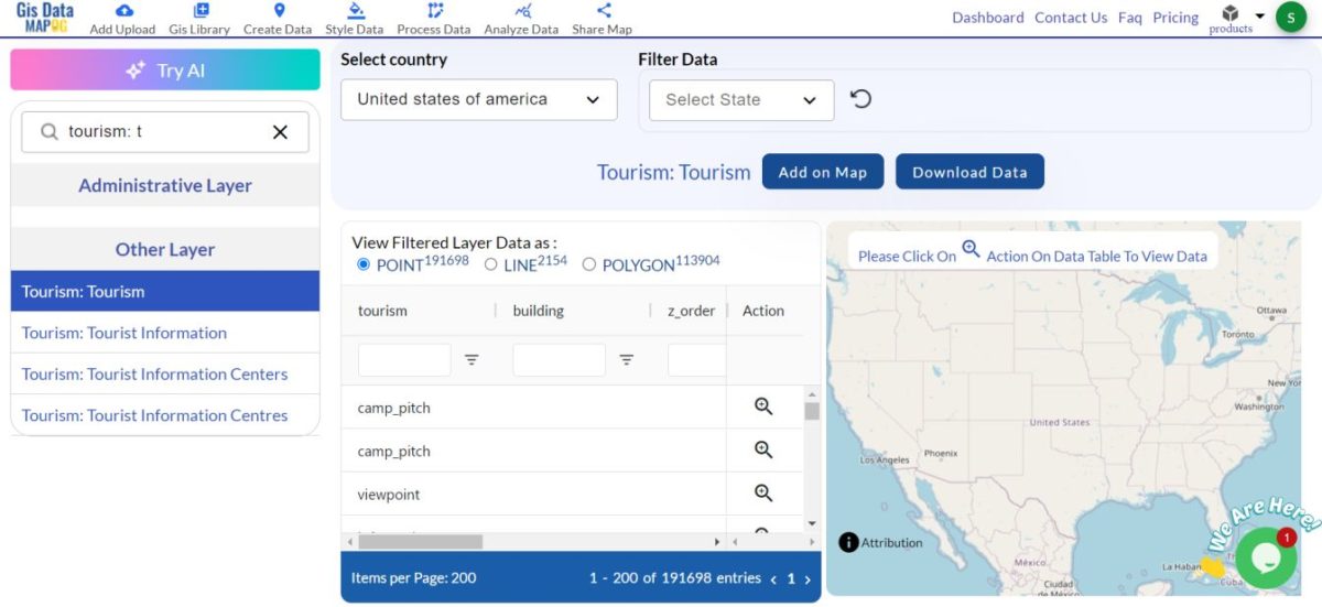 Download Tourism Data in Shapefile, KML , GeojSON +15 GIS format ...