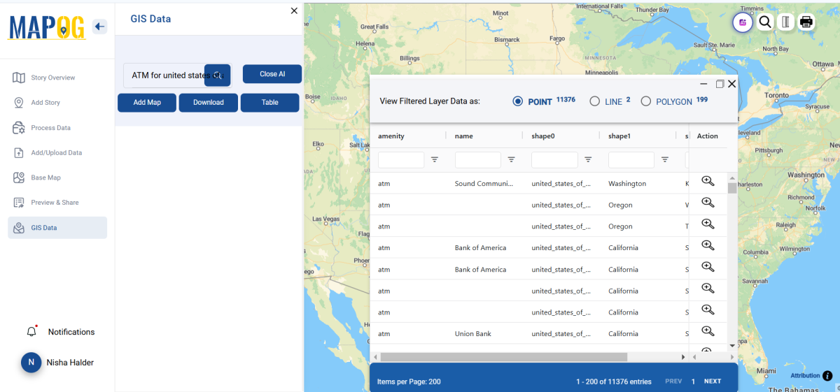 Download ATM Data in Shapefile, KML, MID +15 GIS Formats Using GIS Data ...