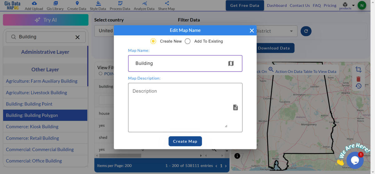 Download Building Polygon Data in Shapefile, KML, MID +15 GIS Formats ...