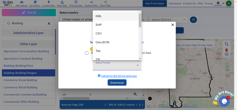 Download Building Polygon Data in Shapefile, KML, MID +15 GIS Formats ...