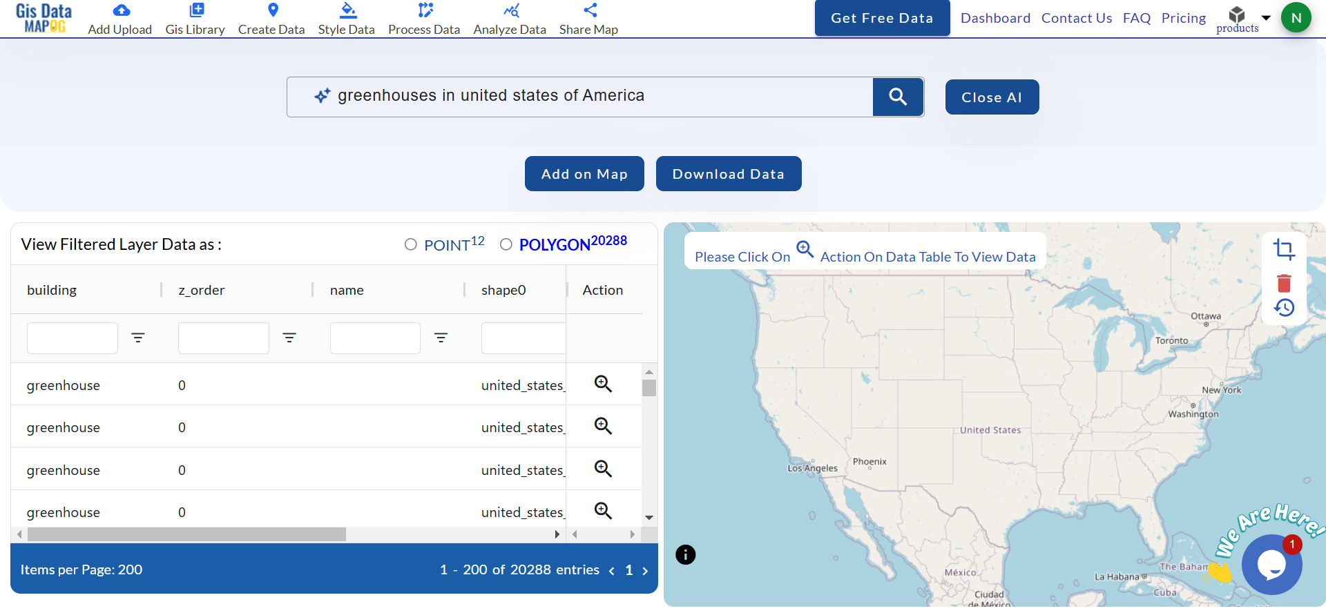 Download Greenhouses Data in Shapefile, KML, MID +15 GIS Formats Using GIS Data by MAPOG