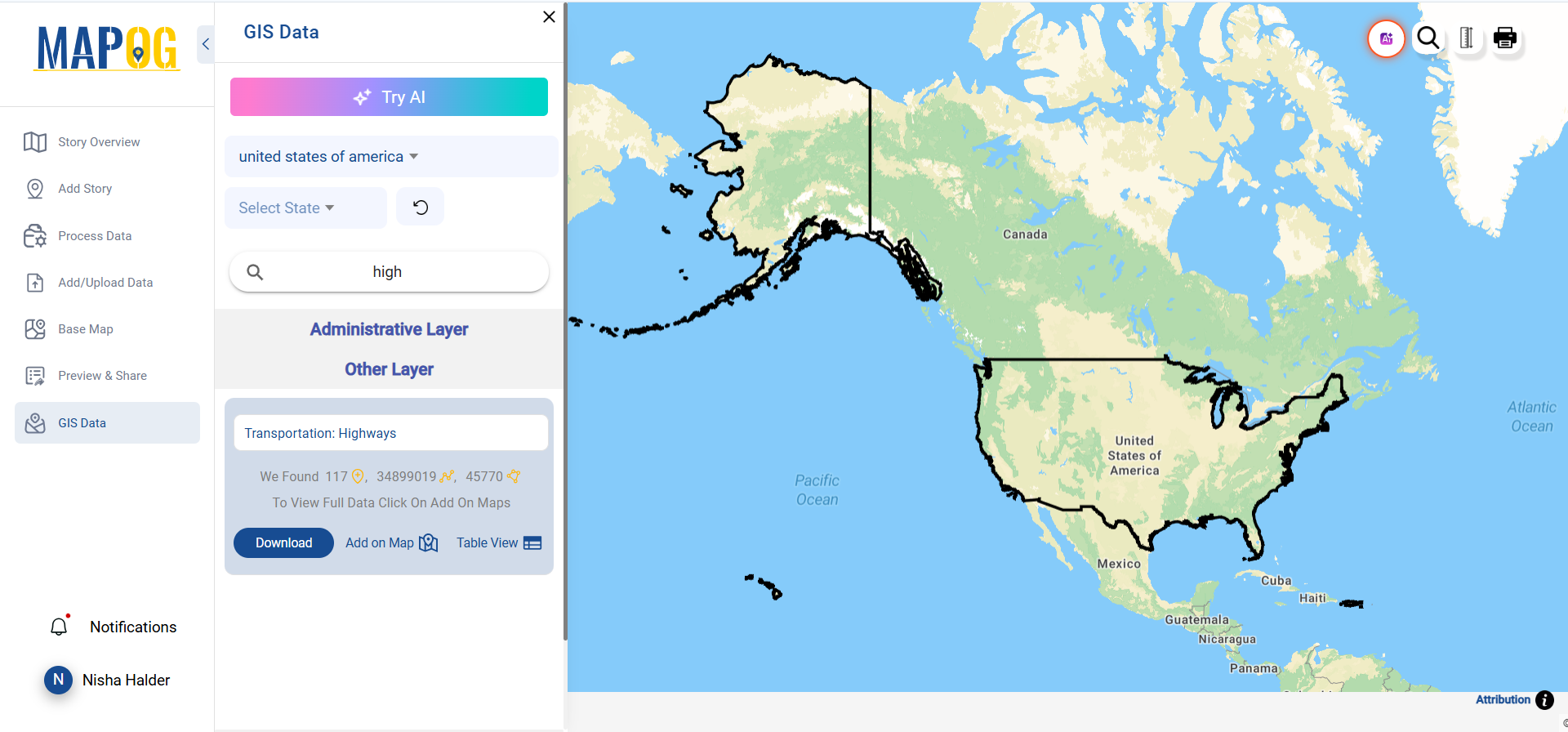 Download Highways Data in Shapefile, KML, MID +15 GIS Formats