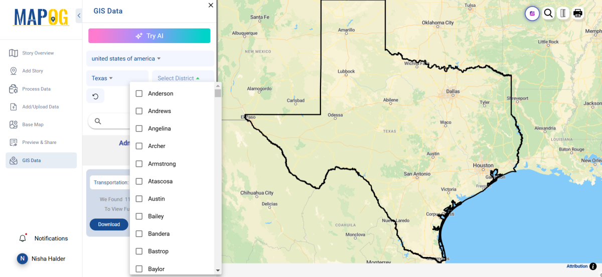 Download Highways Data in Shapefile, KML, MID +15 GIS Formats
