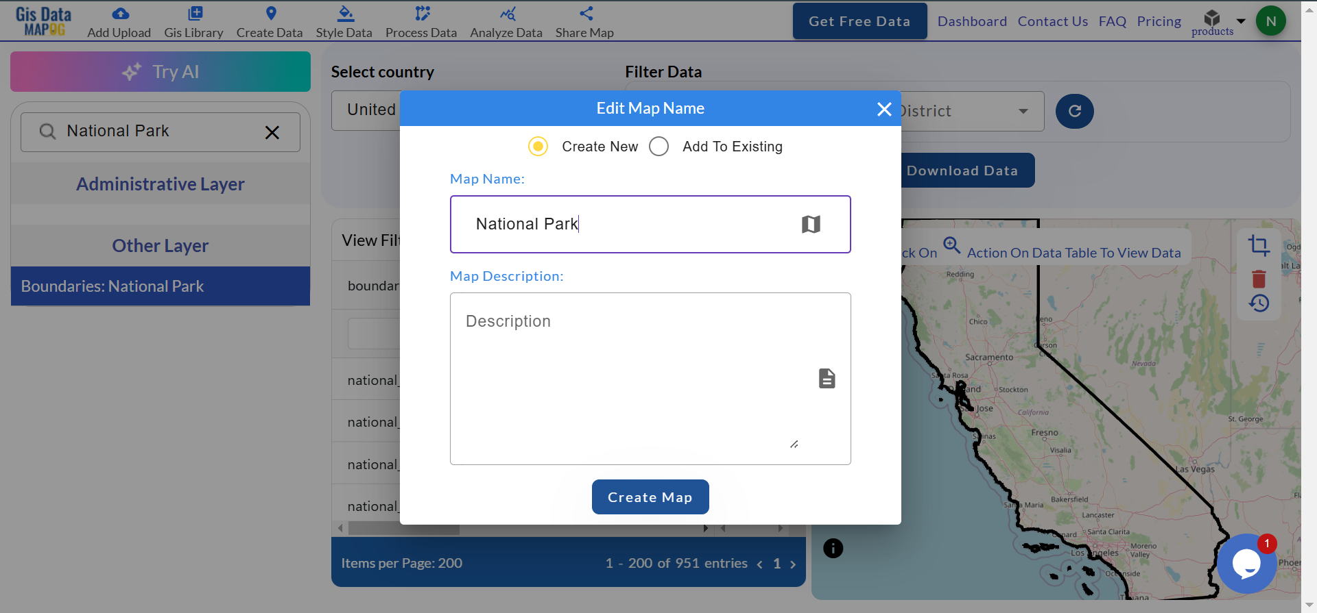 Download National Park Data in Shapefile, KML, MID +15 GIS Formats ...
