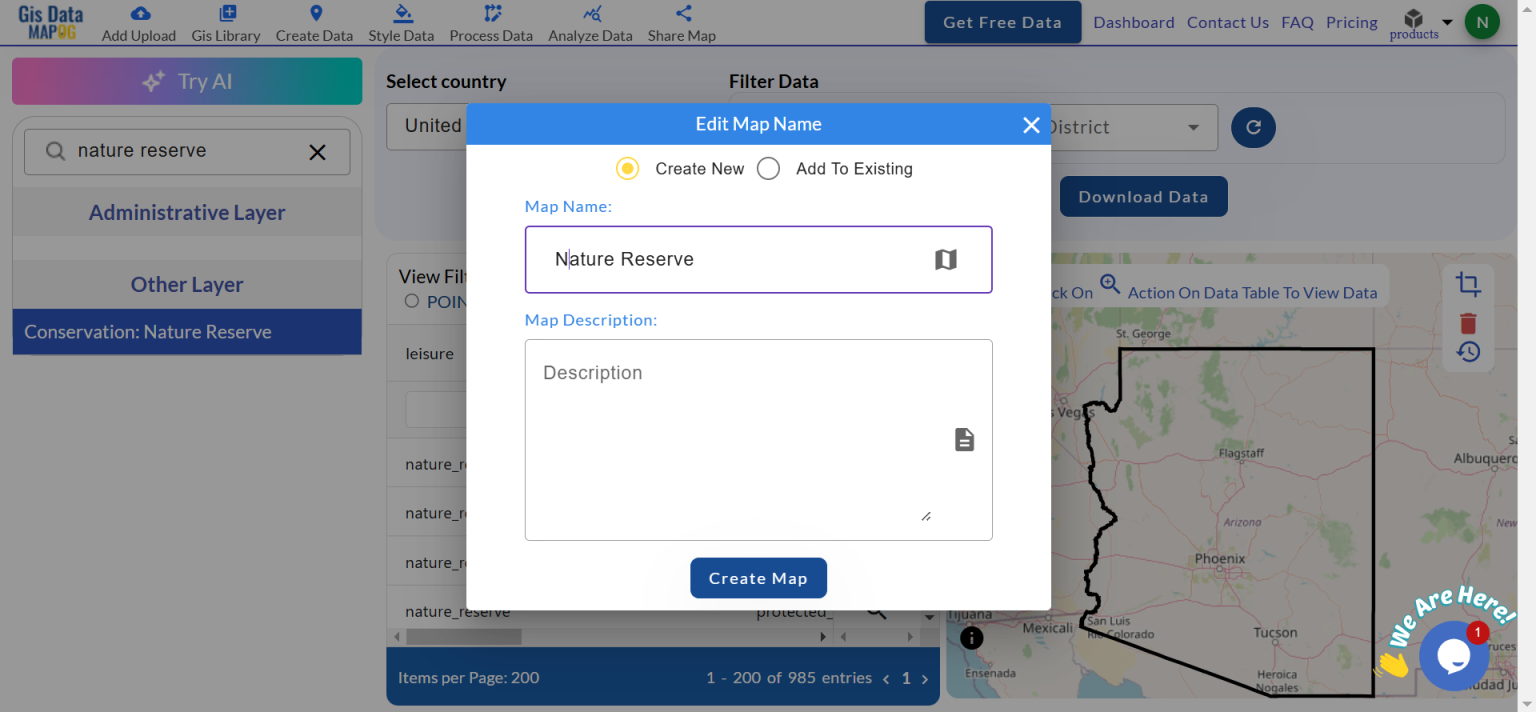 Download Nature Reserve Data in Shapefile, KML, MID +15 GIS Formats ...