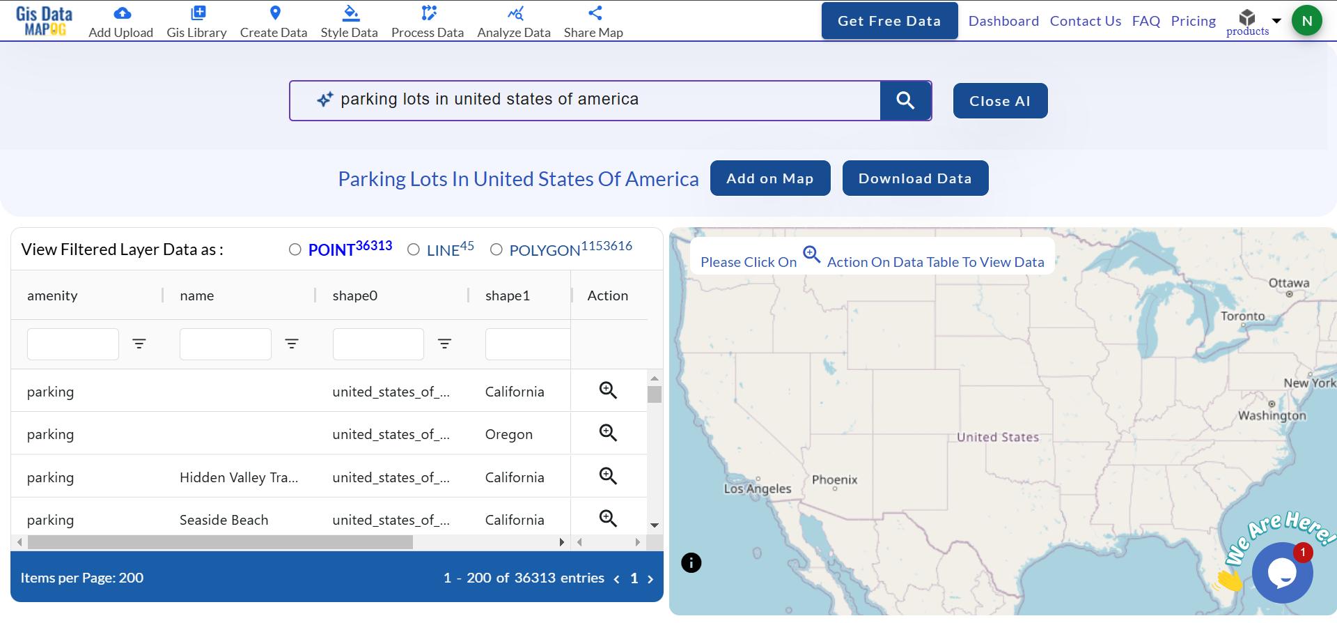 Download Parking Lots Data in Shapefile, KML, MID +15 GIS Formats Using ...