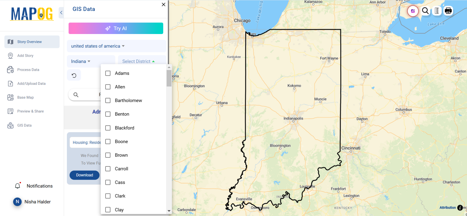 Download Residential Area GIS Data for Urban Planning – Shapefile, KML, CSV, GeoJSON Formats