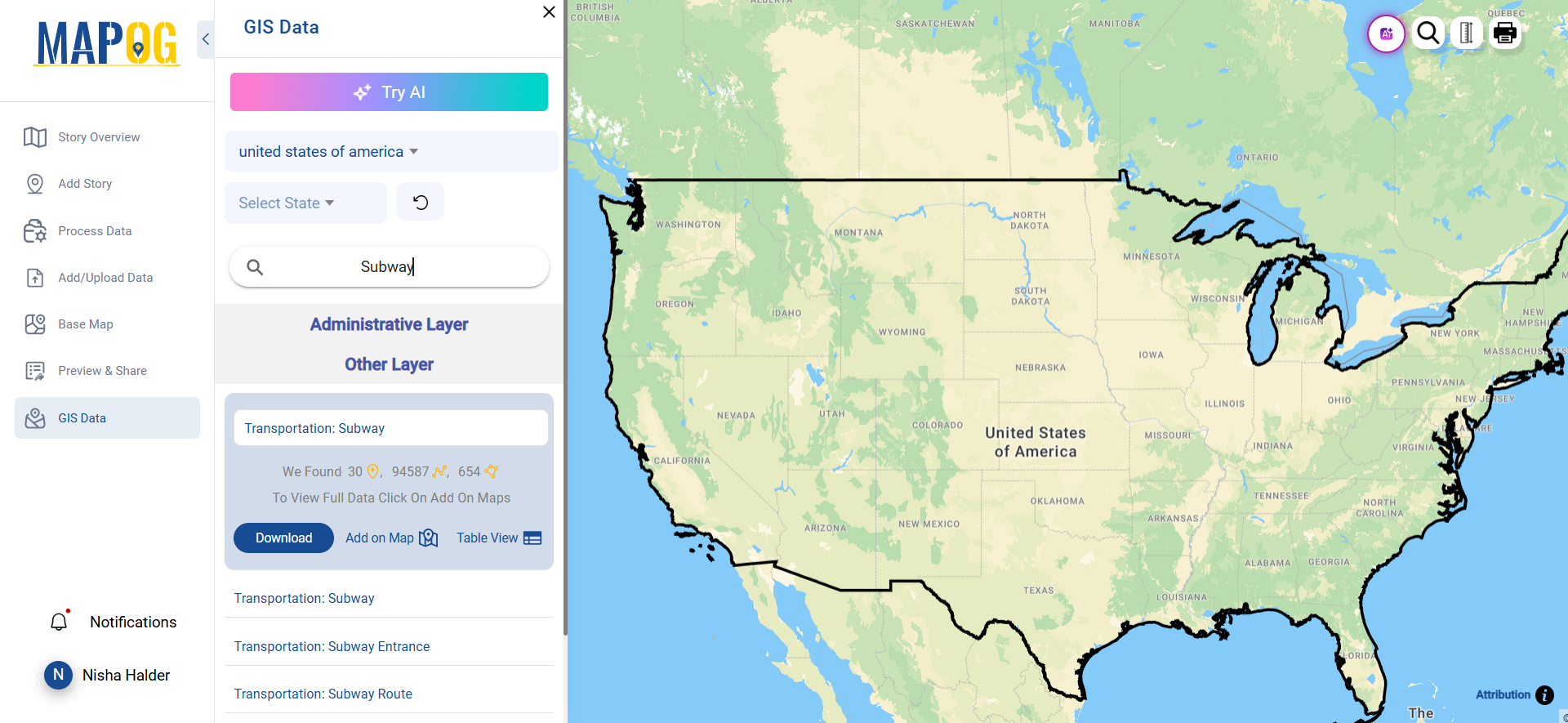 Download Subway Data in Shapefile, KML, MID +15 GIS Formats Using GIS ...