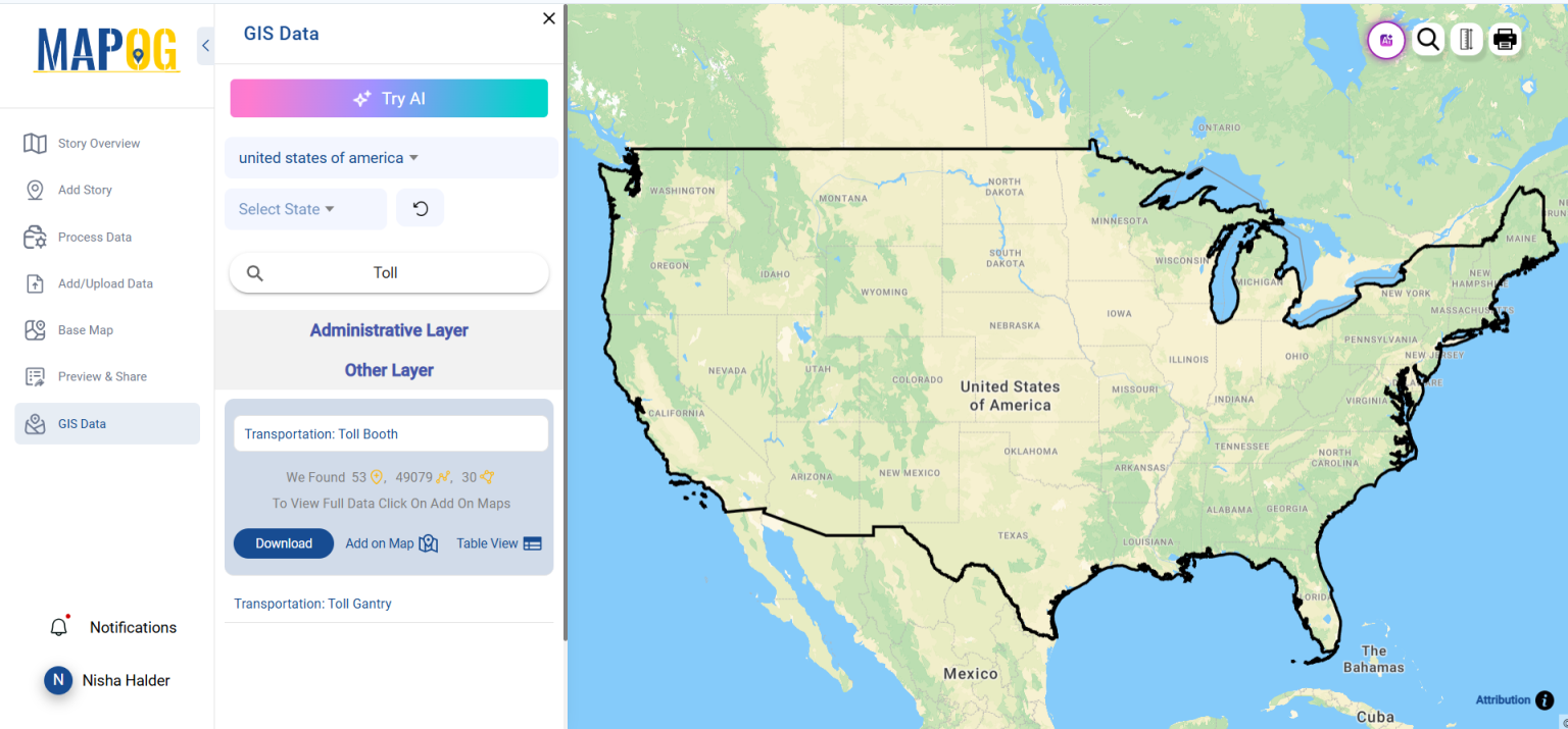 Download Toll Booth Data in Shapefile, KML, MID +15 GIS Formats Using ...