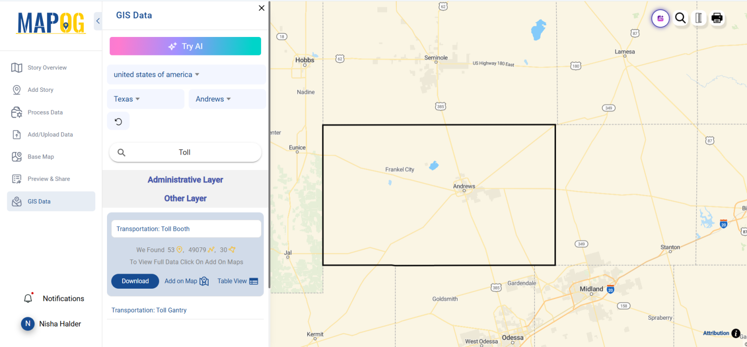 Download Toll Booth Data in Shapefile, KML, MID +15 GIS Formats Using ...