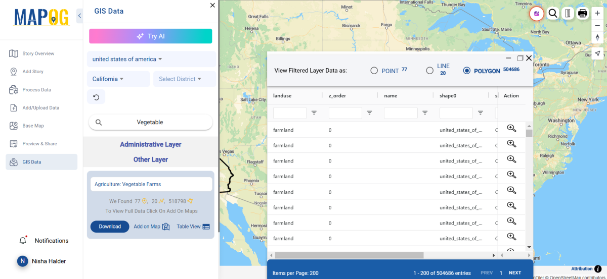 Download Vegetable Farm GIS Data – Shapefile, KML, GeoJSON & More | MAPOG