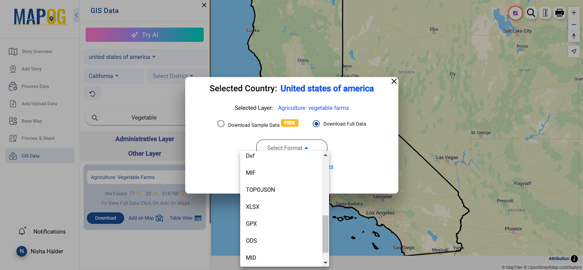 Download Vegetable Farm GIS Data – Shapefile, KML, GeoJSON & More | MAPOG