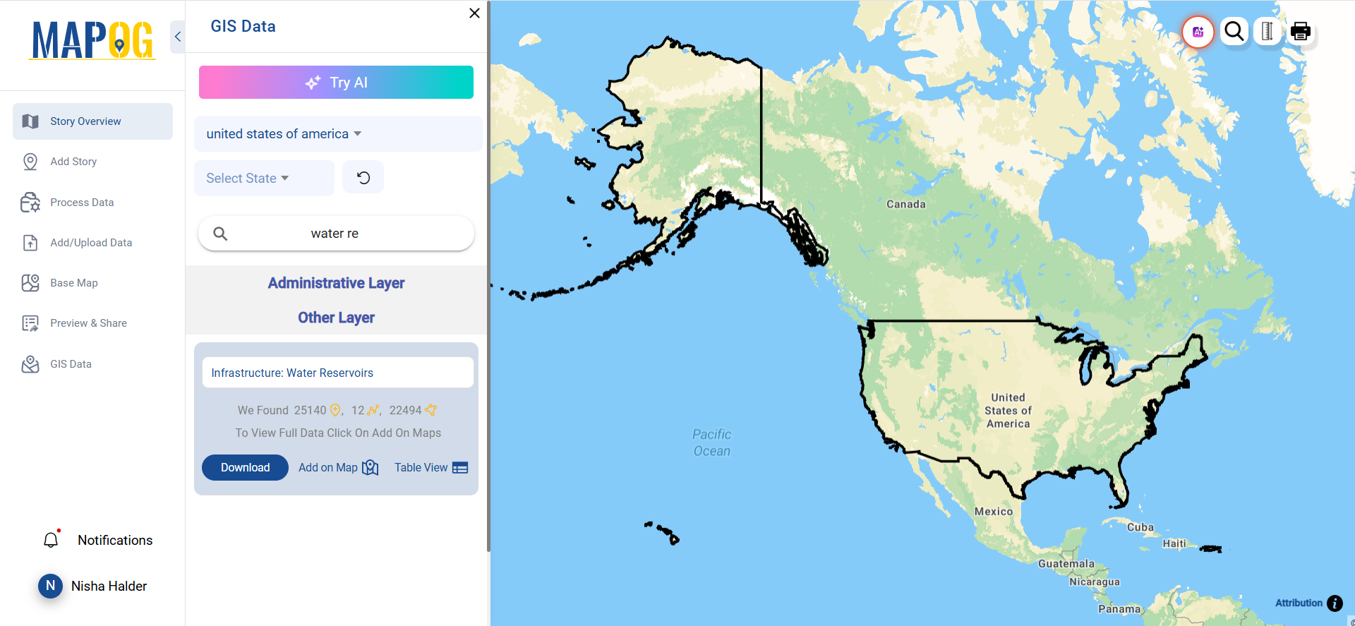 Download Water Reservoirs Data in Shapefile, KML, MID +15 GIS Formats ...