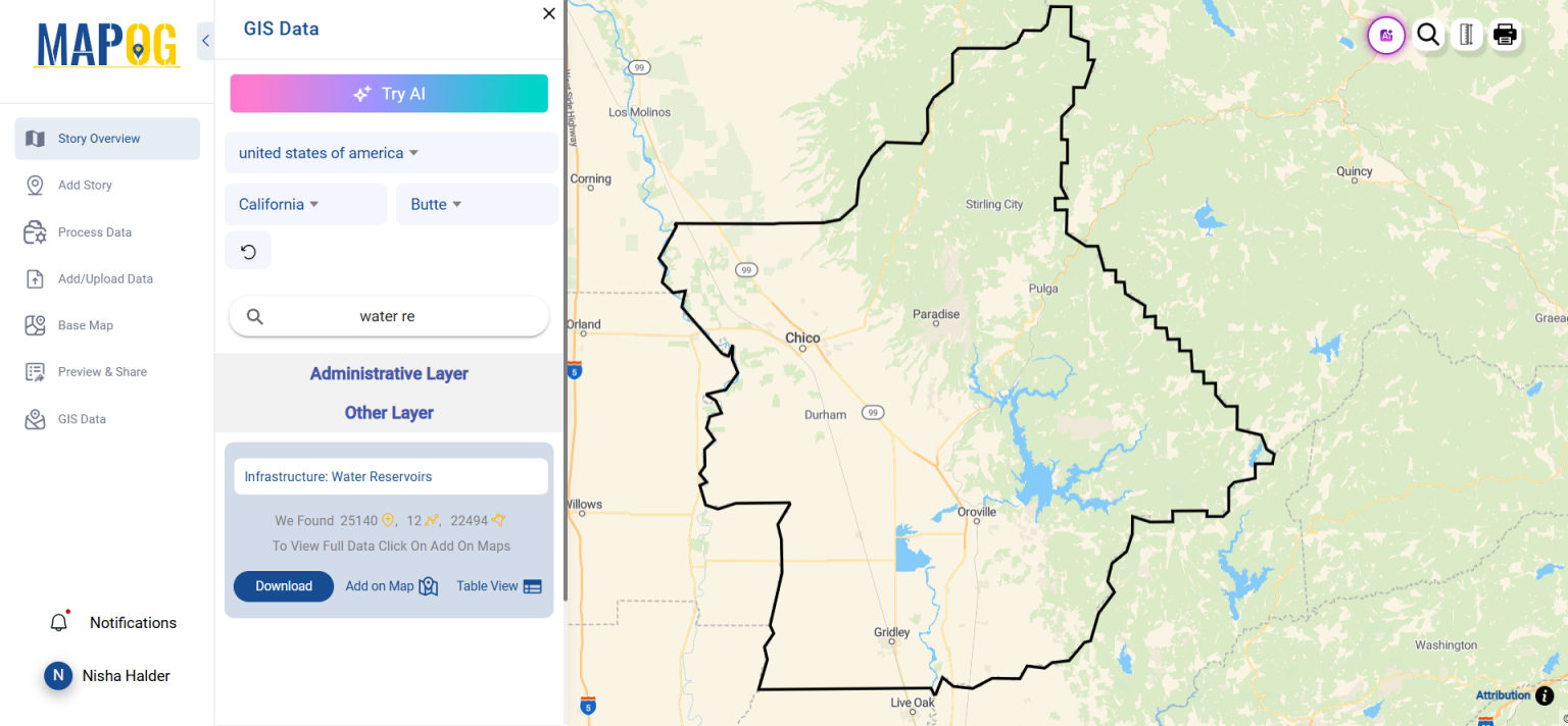 Download Water Reservoirs Data in Shapefile, KML, MID +15 GIS Formats ...