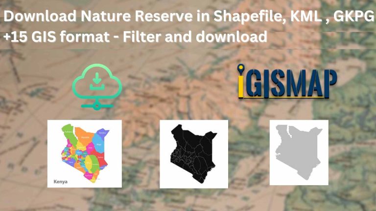 Download Nature Reserve Data in Shapefile, KML, MID +15 GIS Formats ...