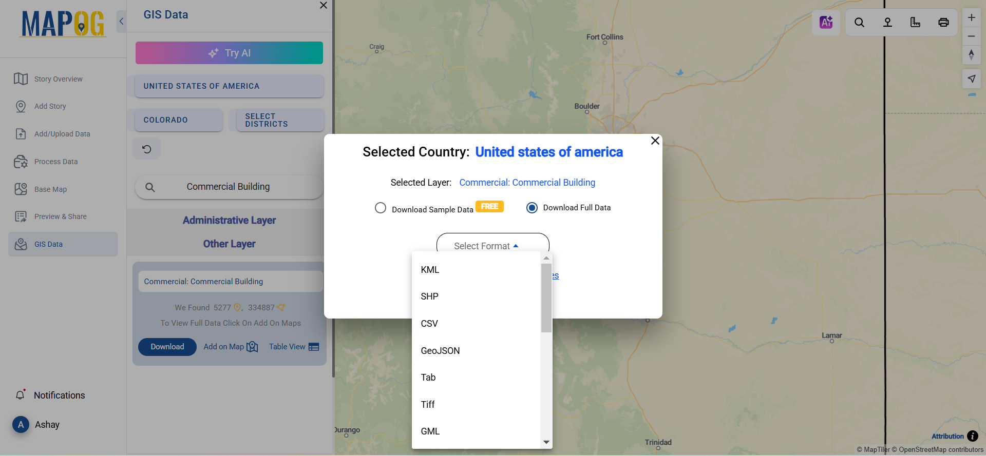 Free GIS Data Download – Commercial Building Maps (Shapefile, KML ...