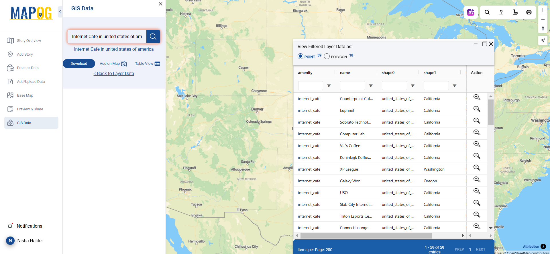 Download Internet Cafe Data in Shapefile, KML, MID +15 GIS Formats ...