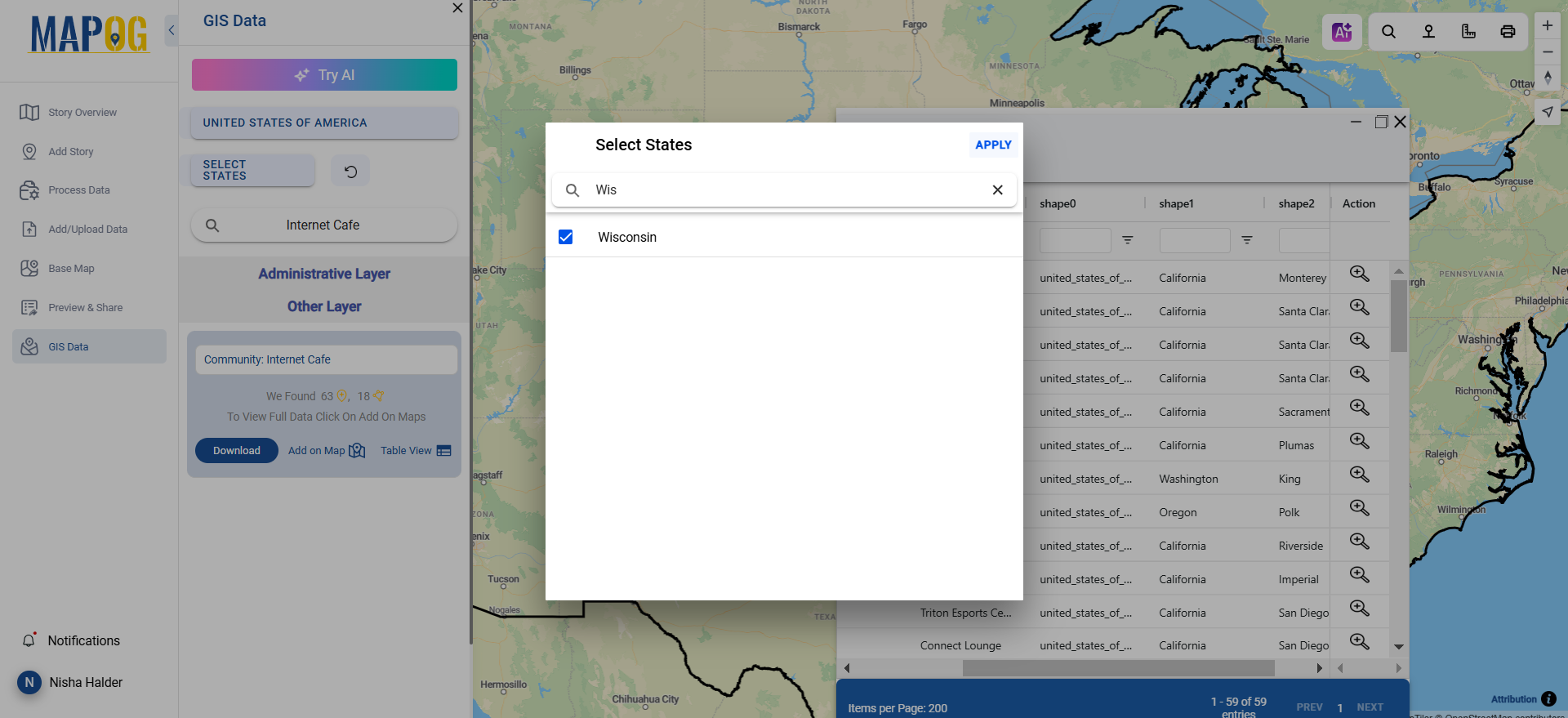 Download Internet Cafe Data in Shapefile, KML, MID +15 GIS Formats ...
