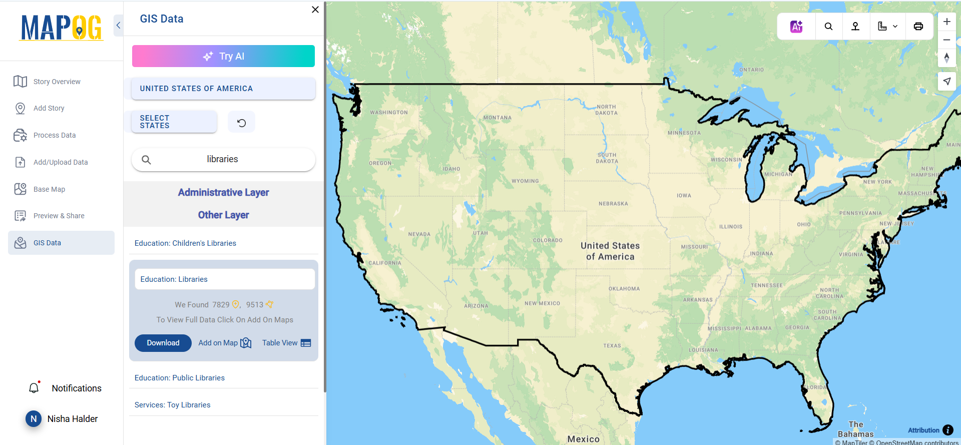 Download Libraries Data in Shapefile, KML, MID +15 GIS Formats Using ...