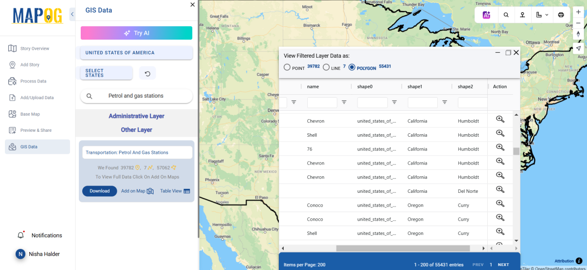 Download Petrol & Gas Stations GIS Data – Shapefile, KML, GeoJSON & More | MAPOG