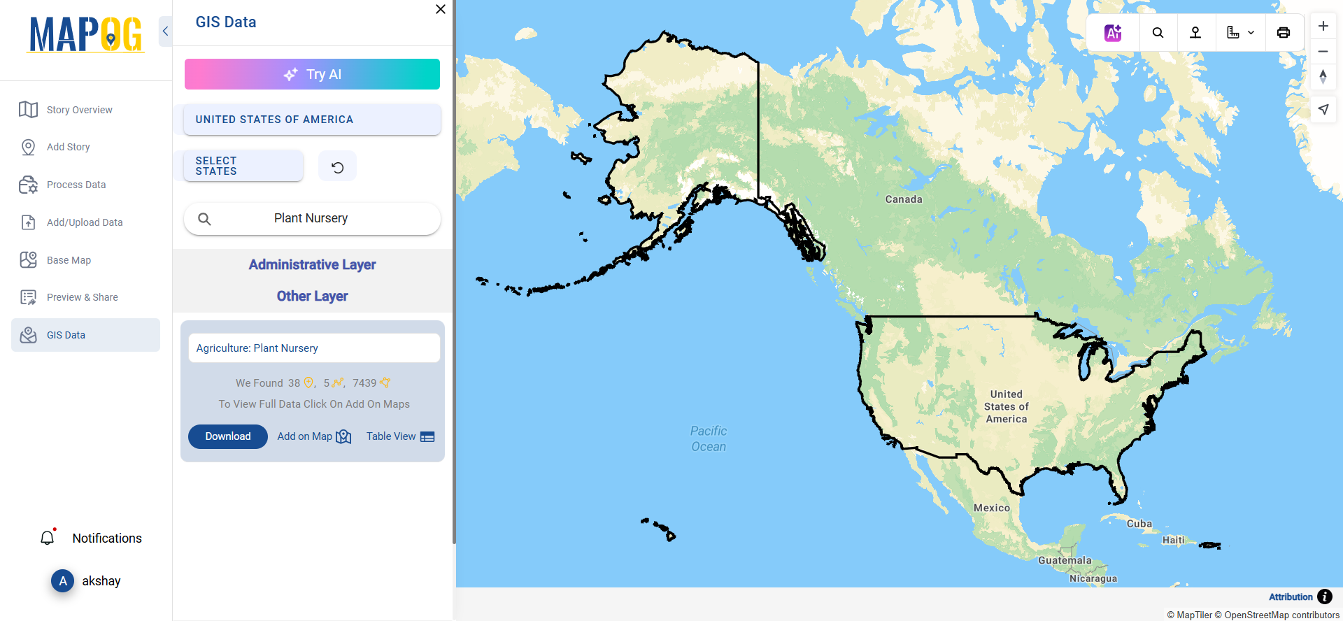 Download Plant Nursery Data in Shapefile, KML, MID +15 GIS Formats